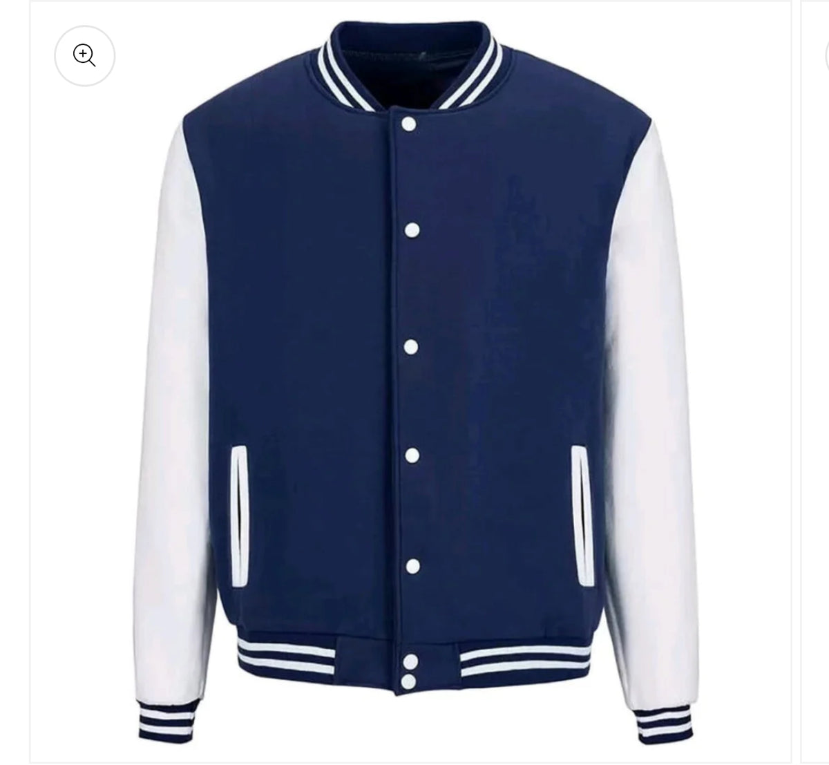 Navy Baseball Jacket – Q. Clothing